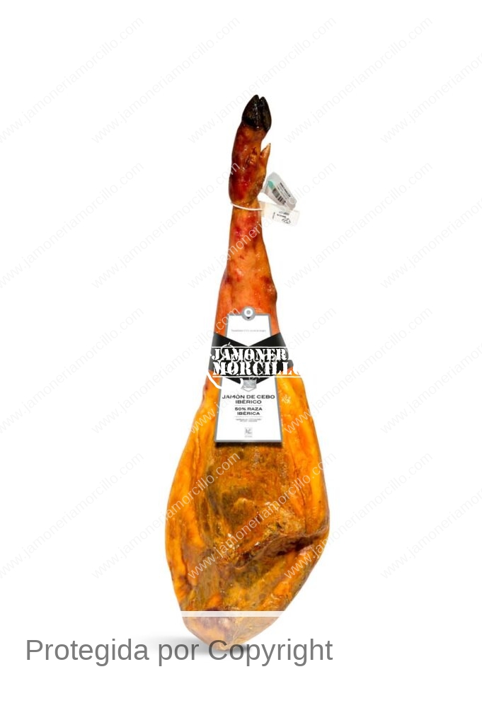 Compra Jamón de Cebo 50% raza ibérica EPICUM 8 a 8.5 Kg ⋆ JAMONERÍA ...